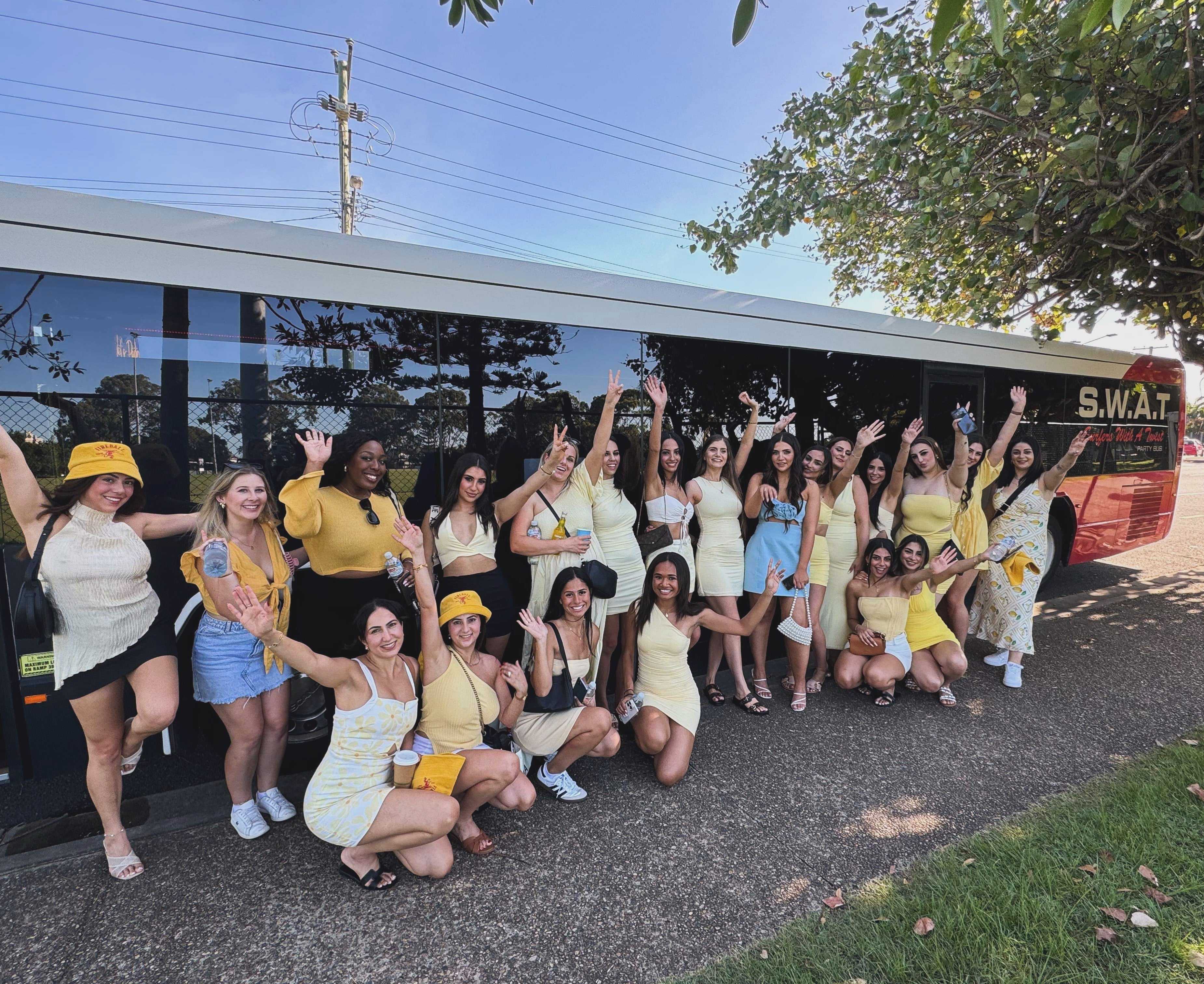 Choosing the Right Size Party Bus Hire Gold Coast – SWAT Party Bus