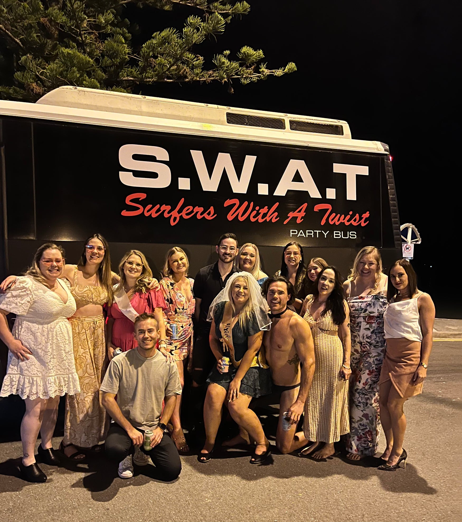 Hens Packages – SWAT Party Bus